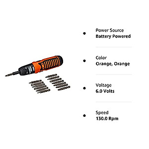 Black & Decker A7073 Battery Powered Screwdriver Product ID: 5035048280485
