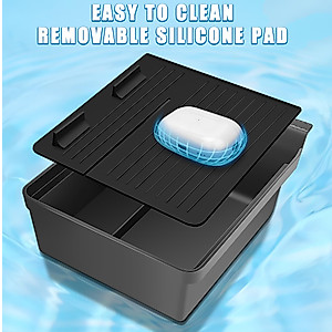 XINTUO 5Pcs Center Console Organizer Tray Compatible for Tesla Model Y Accessories 2025 2024-2021 Armrest Hidden Drawer Storage Box Cup Holder (Not Compatible for Model 3 2024)