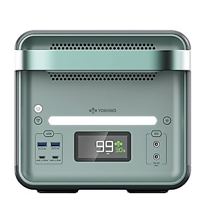 Yoshino B4000 New Solid-State Portable Power Station 2,611Wh, Solar Optional Generator, Home Emergency, Camping, RV, Off-Grid, Expandable, UPS Battery Backup, Fast Charging 0 to 80% in 70 mins