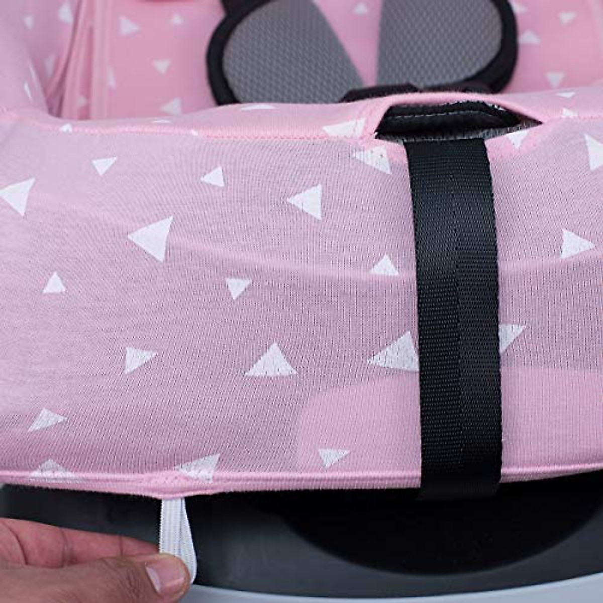 JYOKO Kids Cotton Cover Liner for car seat Compatible with Graco 4Ever DLX 4-in-1 (Pink Sparkles)