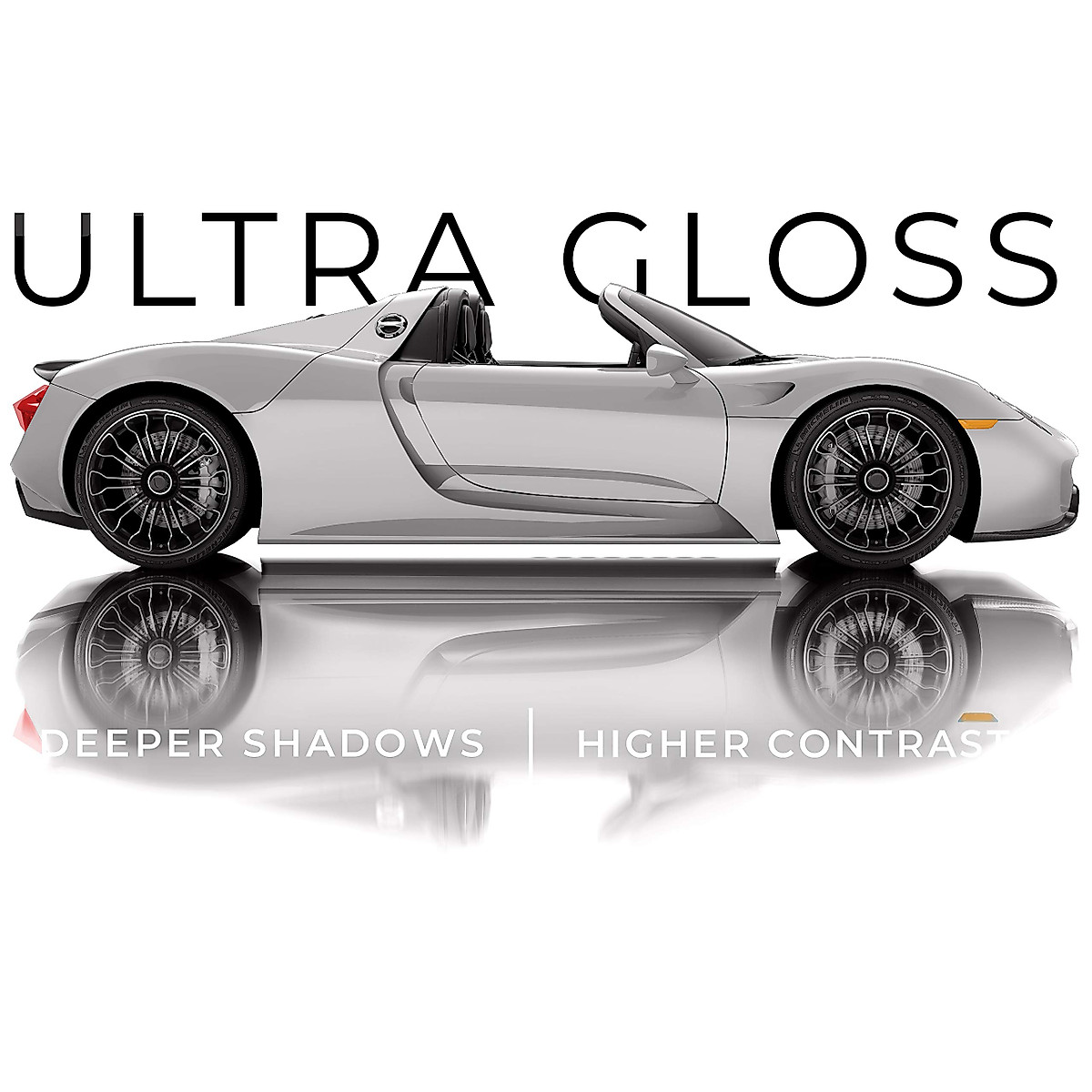 VViViD+ Ultra Gloss Light Chalk Grey Vinyl (1ft x 5ft)