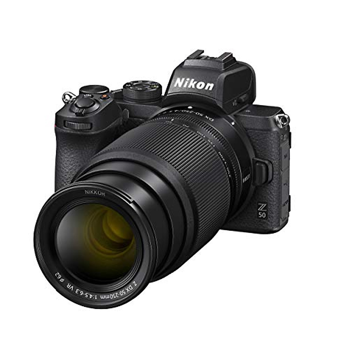 Nikon Z50 Compact Mirrorless Digital Camera with Flip Under "Selfie/Vlogger" LCD | 2 Zoom Lens Kit Includes: NIKKOR Z DX 16-50mm f/3.5-6.3 VR & NIKKOR Z DX 50-250mm F/4.5-6.3 VR