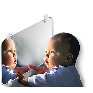 Large Double Sided Infant Crib Mirror 100% Surface wash NICU Approved