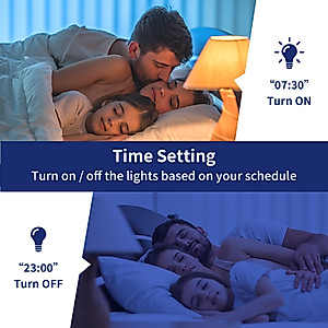 Ailofy LED Smart Light Bulbs, 16M Color Changing Dimmable, Works with Alexa & Google Assistant, RGBCW Colored Bulb, WiFi Light Bulbs, A19 E26, 9W 800LM, 1800K-6500K Tunable White, 4 Pack