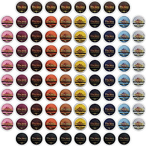 96 Count Coffee Variety Pack (12 amazing blends), Single Serve Coffee Pods for Keurig K Cup Brewers - InfuSio Revival Roaster Premium Roasted Coffee (Variety, 96 Compatible with 2.0)
