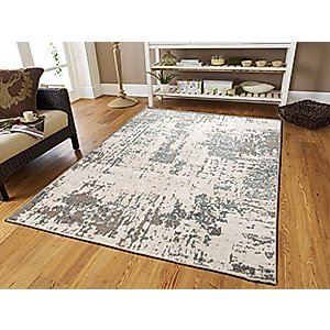 Distressed Rugs for Living Room 8x10 Clearance Gray Natural Jute Backing Rugs 8'x11' Prime