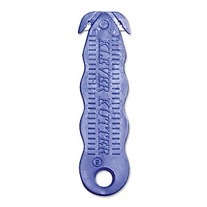COSCO 091459 Klever Kutter Retractable Box Cutter Knife w/Double Shielded Blade, 5/Pack