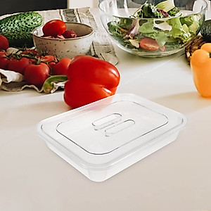 Veemoon Cupcake Containers Plastic Containers Acrylic Clear Appetizer Serving Dish Food Tray with Lid Dessert Holder for Food Buffet Party Catering Cupcake Containers Plastic Containers