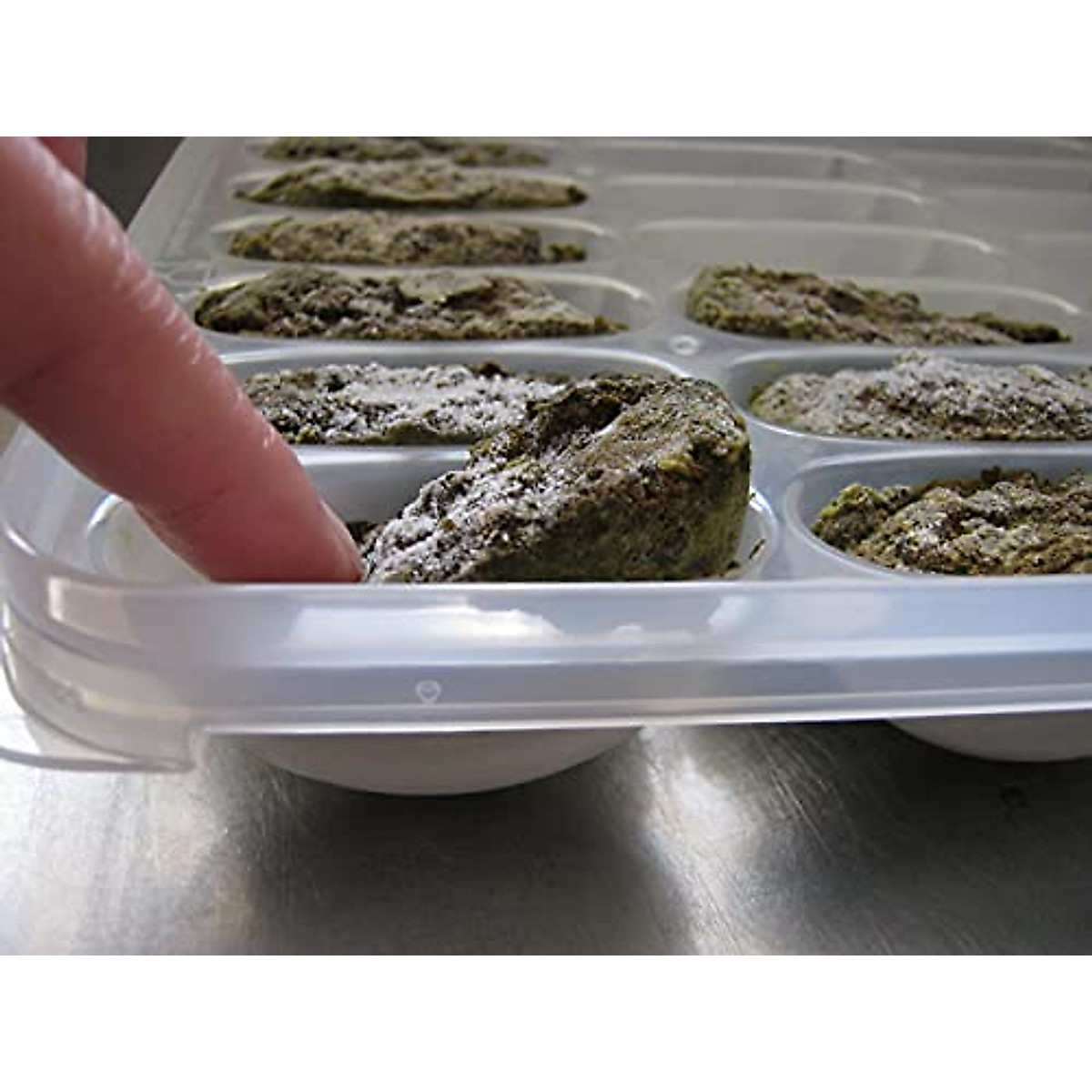 Mumi&Bubi Solids Starter Kit, Two Reusable Baby Food Freezer Storage Trays - Perfect Container for Homemade Baby Food - Each Tray has 21 x 1 oz Cubes, 42 oz Total Capacity