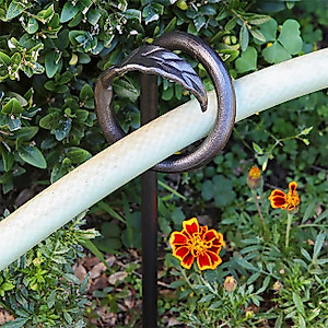 Achla Leaf End Hose Guides, Pack of 6