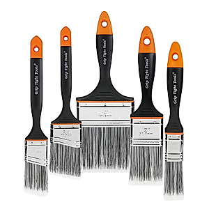 Grip Tight Tools PL01 Professional Orange Plus Paint Brush, 1"