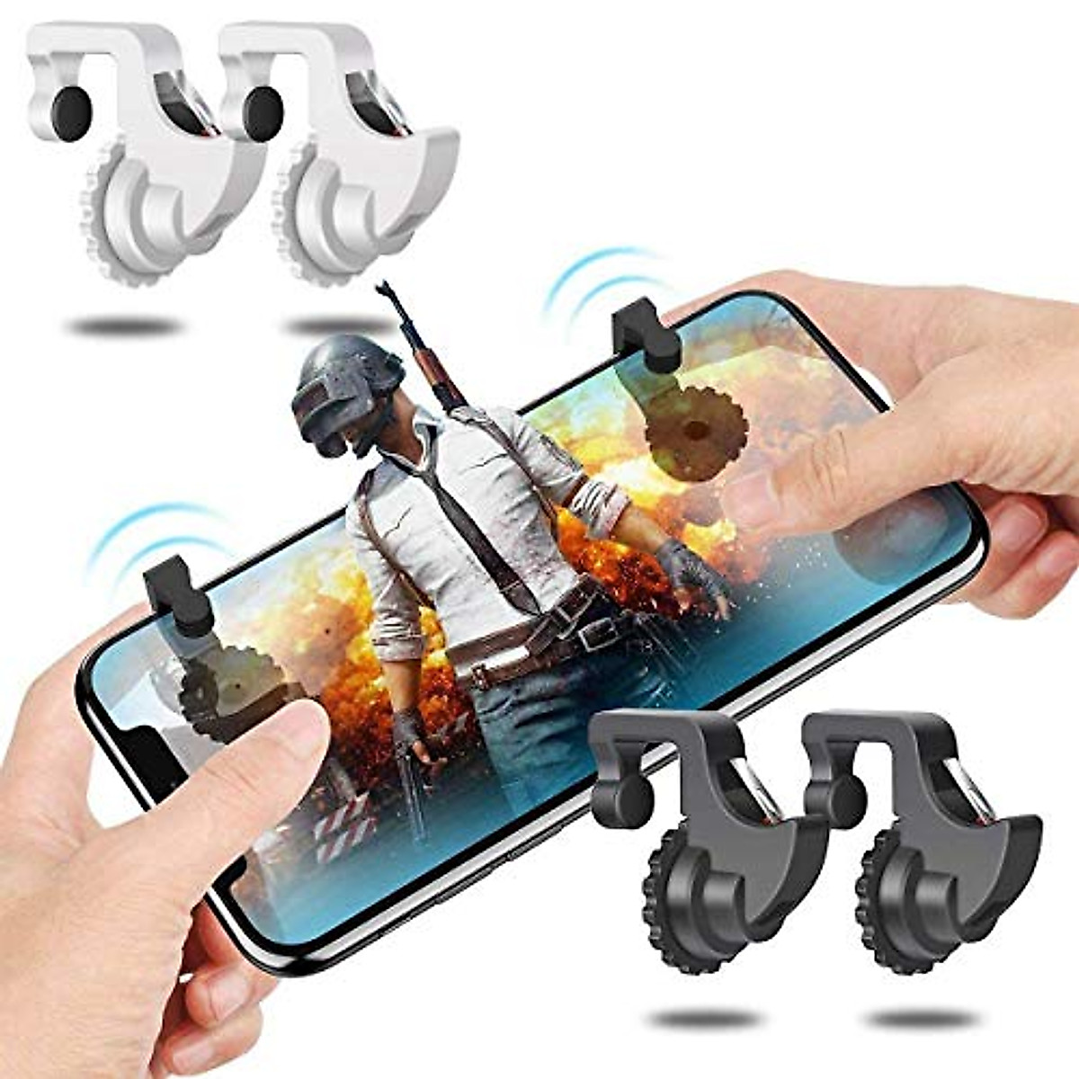 Deeoee for Fortnite PUBG Mobile Controller Cellphone Game Trigger Battle Royale L1R1 Sensitive Shoot and Aim Gift for Kids