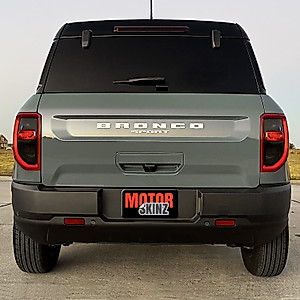 SlickMod PreCut Vinyl Smoke Tint for 2021-2022 Ford Bronco Sport Taillight (1. Taillight Signal & Reverse, 20% Dark Smoke)