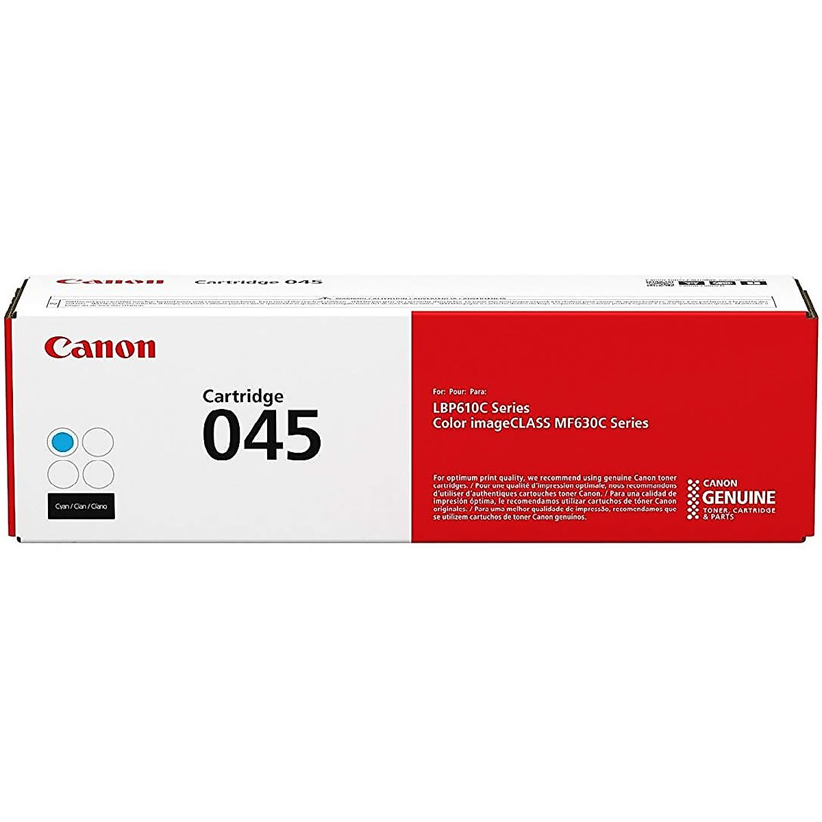 Canon CRG-045 4-Color Complete Toner Cartridge Set