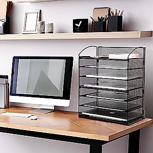 COSYAWN Mesh Desk Paper Tray Organizer