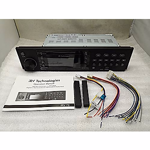 Car Stereo,iRV Technology iRV70 Blu-ray Disc Player,Bluetooth RV Stereo,Supports APP,HDMI,ARC,Digital 5.1 Surround Sound,USB,A&FM,DVD,MP4,NFC,CEC,Clock,3 Zones Wall Mount RV Radio