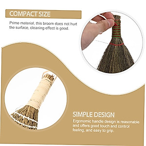 ORFOFE 2pcs Small Cleaning Broom Chinese Decor Bed Broom Brooms Household Cleaning Broom Home Dust Remover Keyboard Cleaning Brush Sofa Sweeping Manual Broom Table Dustpan Brush Wooden