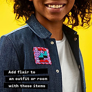 LEGO DOTS Designer Toolkit - Patterns 41961, 10 in 1 Toy Craft Set for Kids with Patches, Photo Frame, Pencil Holder, Storage Tray, Creative Activity