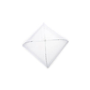 Fox Run Square Food Umbrella, Giant, 18" sq, White