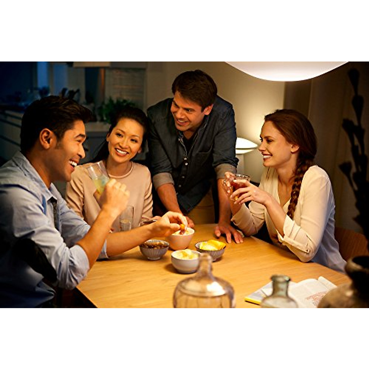 Philips Hue Phoenix Dimmable LED Smart Pendant Light (Opal White Works with Alexa Apple HomeKit and Google Assistant)