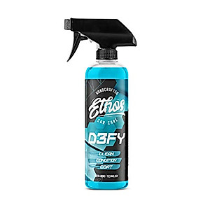 Ethos Defy - 3 in 1 Ceramic Coating - Waterless Car Wash & Wax - Car Wax Polish Spray - Hydrophobic Top Coat - Polish & Polymer Paint Sealant Protection - with Insta-Bond Technology - 16OZ