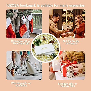 KIZOSA Metal Butterfly Flower Bookmark and Unique Deer Bookmark Bundle