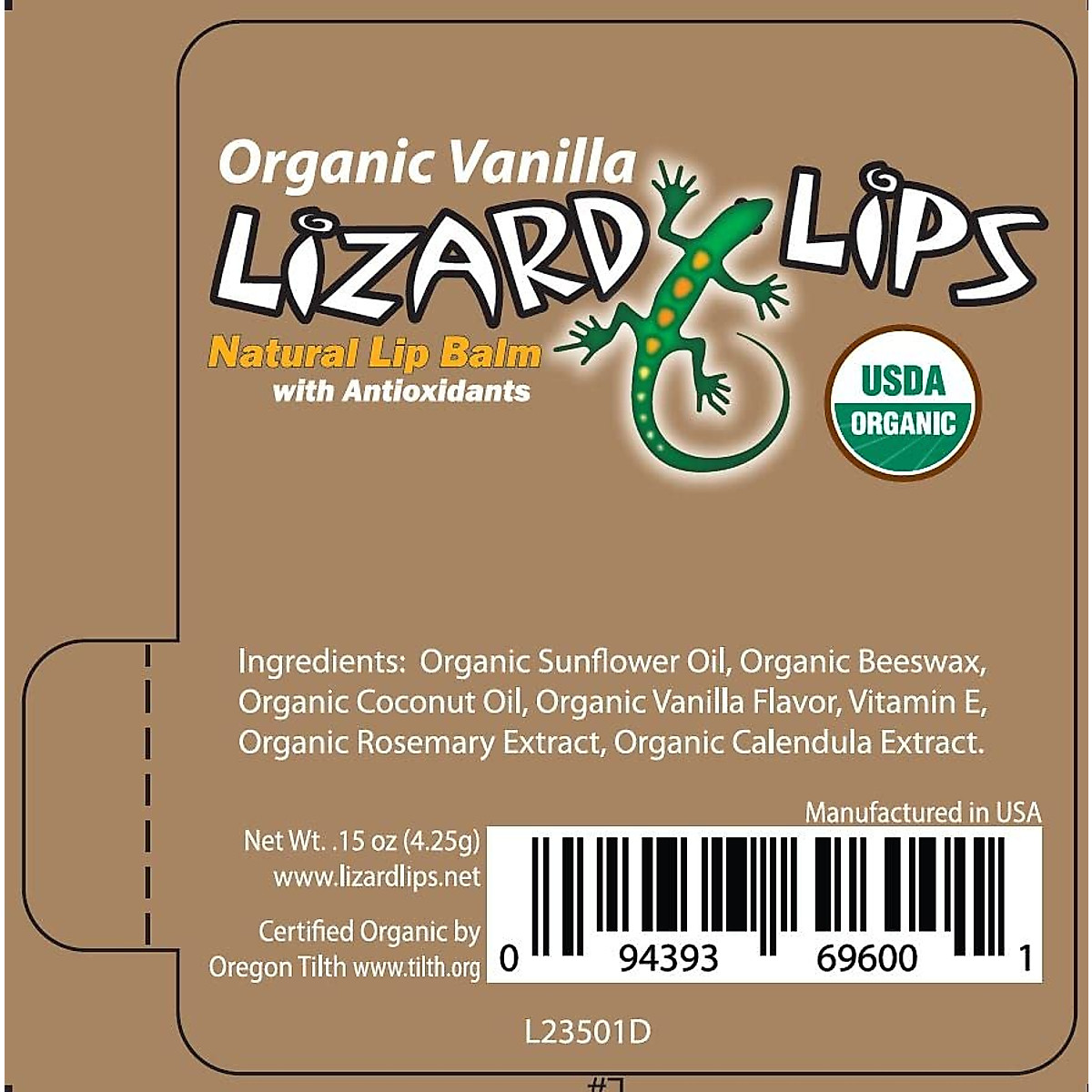 Lizard Lips USDA Certified Organic - 4 Flavor Variety Pack