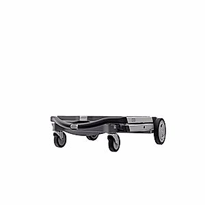 CLAX® The Original | Made in Germany | Multi Use Functional Collapsible Carts | Mobile Folding Trolley | Storage Cart Wagon | Shopping Cart with 2 Storage Crates | platform truck (Light Grey)