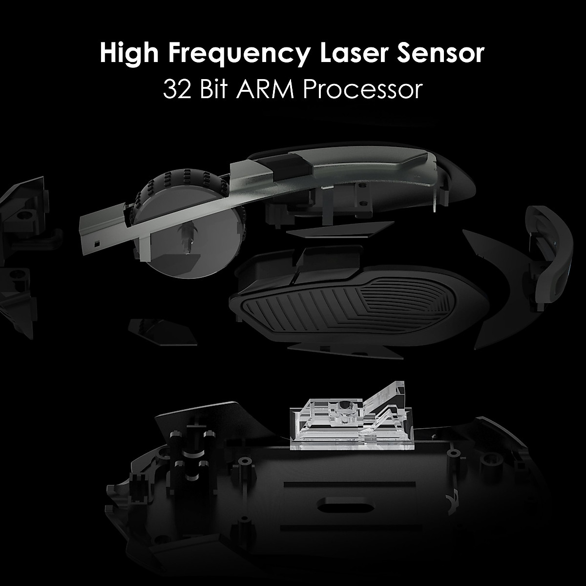 GameSir GM100 Gaming Mouse Wired Ergonomic Game USB Computer Mice RGB Gamer 6 Buttons Desktop Laptop PC Gaming Mouse