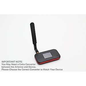 TECHTOO LTE Antenna 3G 4G Wide Band 5dbi 700-2600Mhz Omni Directional GSM WiFi Antenna with RP SMA Connector Compatible with Hotspot Router Spypoint Stealth Cam Tactacam Cuddeback Camera