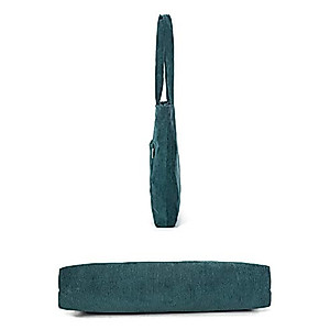 Ulisty Women Corduroy Tote Bag Casual Carry Bag Shopper Bag Fashion Shoulder Bag Handbag brown