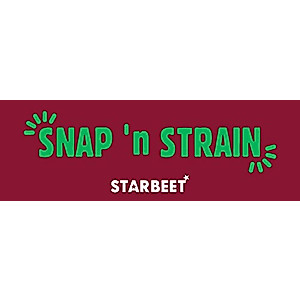 STARBEET Clip On Pot Strainer - Snap n Strain Silicone Food Colander - Fast, Easy, Straining for Noodles, Pasta, Meat, Fruits and Veggies. Fits Most Sizes Round Pots, Pans and Bowls.