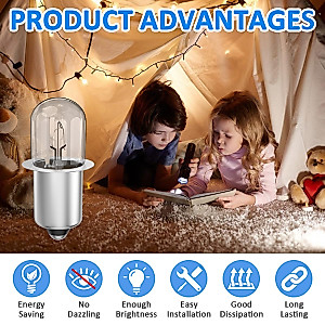 Pokin for Dewalt 18v Xenon Flashlight Bulb DW9083 DW908 DW919 DC509-4 Pack