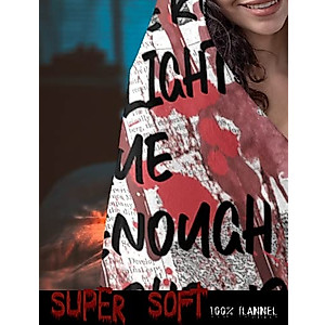 InnoBeta Serial Killer Gifts, Serial Killer Blanket, Blood Stains are Red, They'll Never Find You, Gift for True Crime Lovers, Women, Men, Soft Throw Blanket 50"x65"