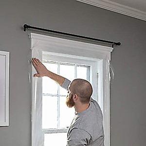 Duck MAX Strength Heavy Duty Insulating Film Window Kit, 3-Window, 62-Inch x 126-Inch, Indoor, 284351