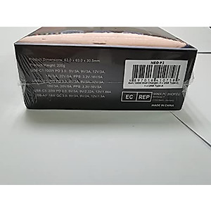 MINIX NEO P3 100W Turbo 4-Ports GaN Wall Charger, 3 x USB-C Port Fast Charging Adapter(Max 100W/20W), 1 USB-A (Max 18W). Compatible with MacBook Pro Air, iPad Pro, iPhone 13,12,Galaxy S9 and More.