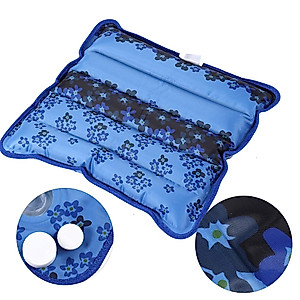 Cooling Mat, Cool Pillow Ice Pillow, Water Filling Ice Pillow Chair Pad, Multifunctional Children Adult Waterproof Ice Pillow Water Seat Cushion Baby, Children, Student, Office, Car, Travel(#1)