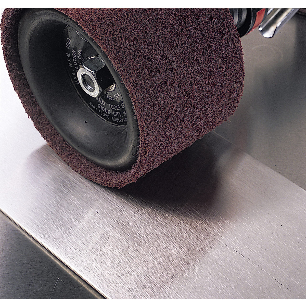 3M Scotch-Brite Surface Conditioning Belt, Aluminum Oxide, 13" Length x 3/8" Width, Medium Grit, Maroon (Pack of 20)