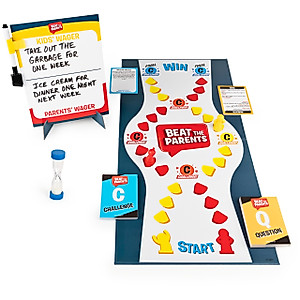 Spin Master Beat The Parents Board Game for Families and Kids Aged Over 5, (6062192)