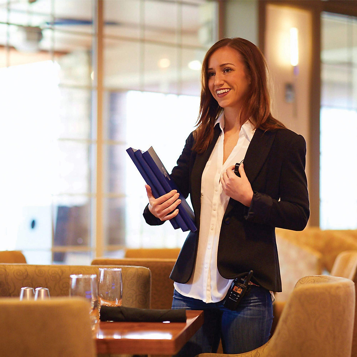 Midland LXT600VP3 36 Channel FRS Two-Way Radio - Up to 30 Mile Range Walkie Talkie - Black (Pack of 12)