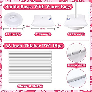 HeyMate Balloon Column Stand Set of 2-65 inch Balloon Stand for Baby Shower, Birthday Party, Wedding, Graduation, Christmas Decorations