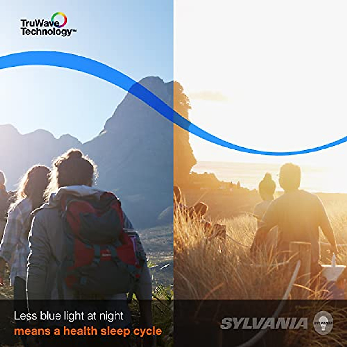 SYLVANIA LED TruWave Natural Series Candelabra Light Bulb, 40W Soft White Medium Base, Dimmable, Clear, Blunt Tip - 2 Pack