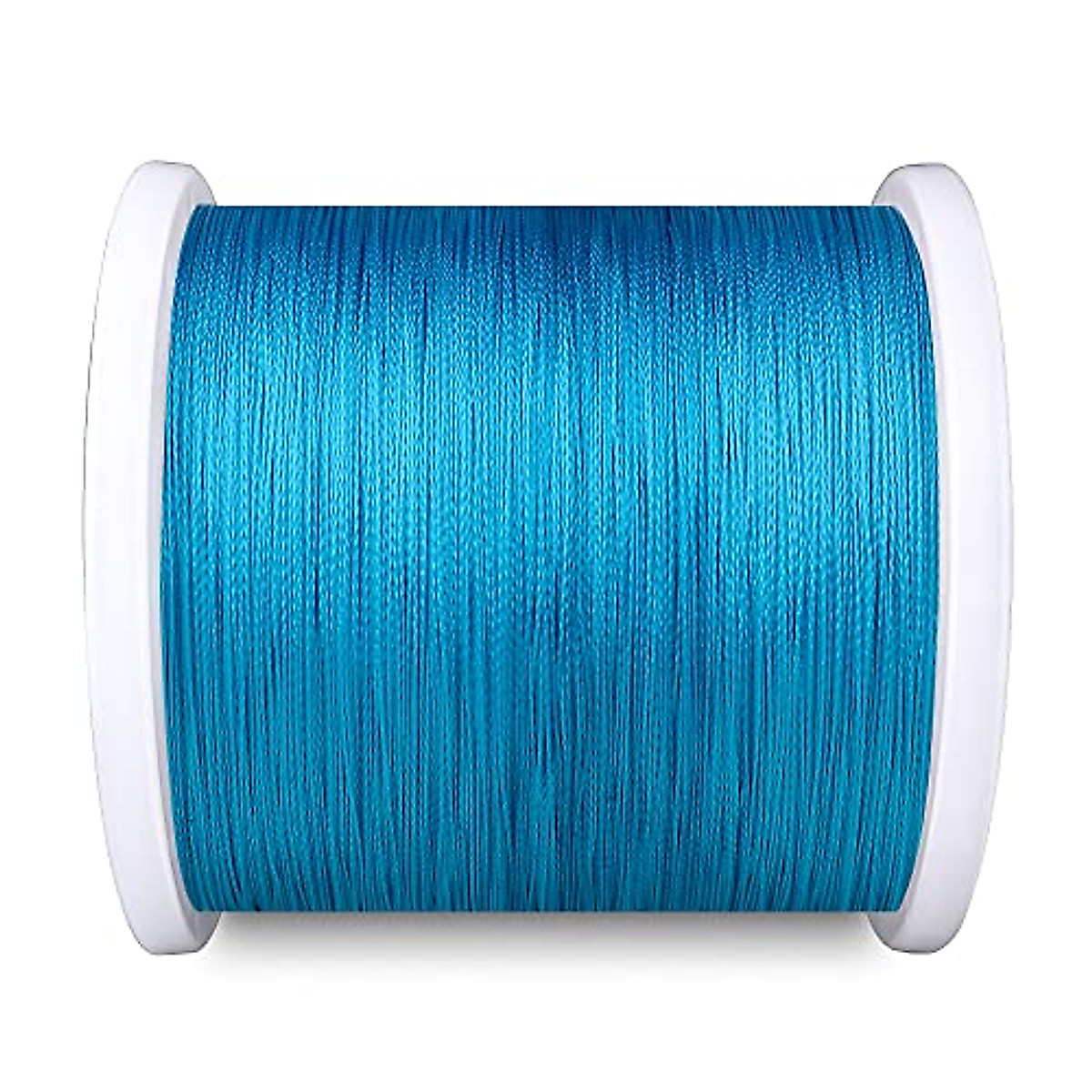mpeter Armor Braided Fishing Line, Abrasion Resistant Braided Lines, High Sensitivity and Zero Stretch, 4 Strands to 8 Strands with Smaller Diameter (Blue, 128-Yard/10LB)