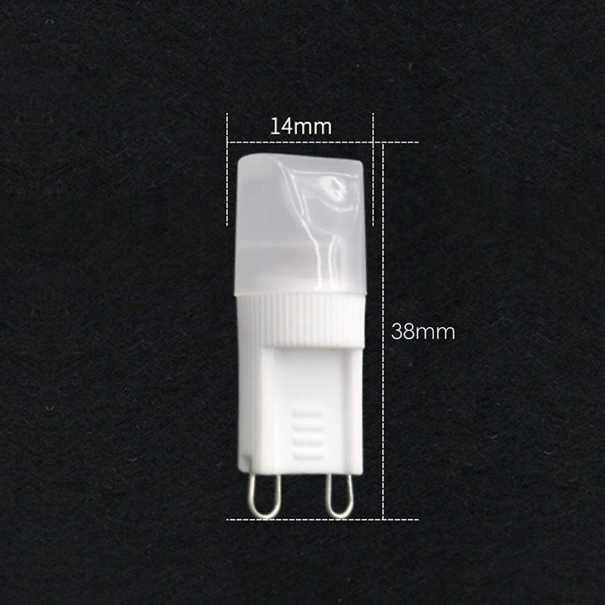 Mini G9 LED Bulb 2W(6 Pack), G9 Short LED Bulbs Replacement 20W Equivalent Halogen Bulbs Warm White 3000K G9 Light Bulbs for Home Lighting Application, Ceiling Fan, Dimmable, AC110V