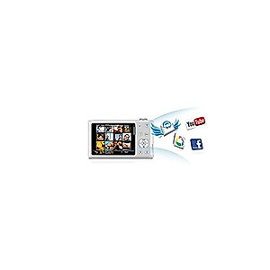 Samsung DV150F 16.2MP Smart WiFi Digital Camera with 5x Optical Zoom and 2.7" main and 1.48" front Dual LCD Screens (White)