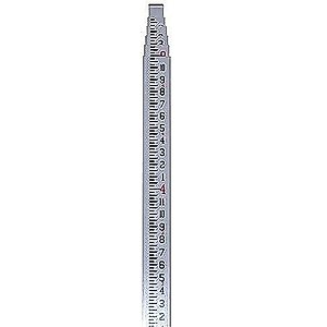BOSCH CST/berger 06-916 Measuremark 16-Foot Grade Rod in Feet, Tenths and Hundredths, L, White