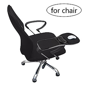 Upgrade Ergonomic Arm Rest Mouse Pads Dual Purpose for Desk and Chairs, Adjustable Armrest Wrist Support Attachment, Gaming Covers for Elbows and Forearms Pressure Relief Office Computer Desk Extender