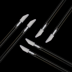 300 Pieces Disposable Lip Brushes Premium Lipstick Gloss Wands Applicator Makeup Tool Kits, Clear Handle