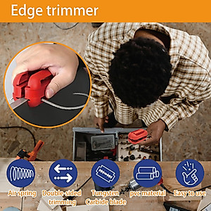 Edge Banding Trimmer Edge Banding Cutter Edge Trimmer with Tungsten Carbide Blades Edge Band Trimmer for All Directions