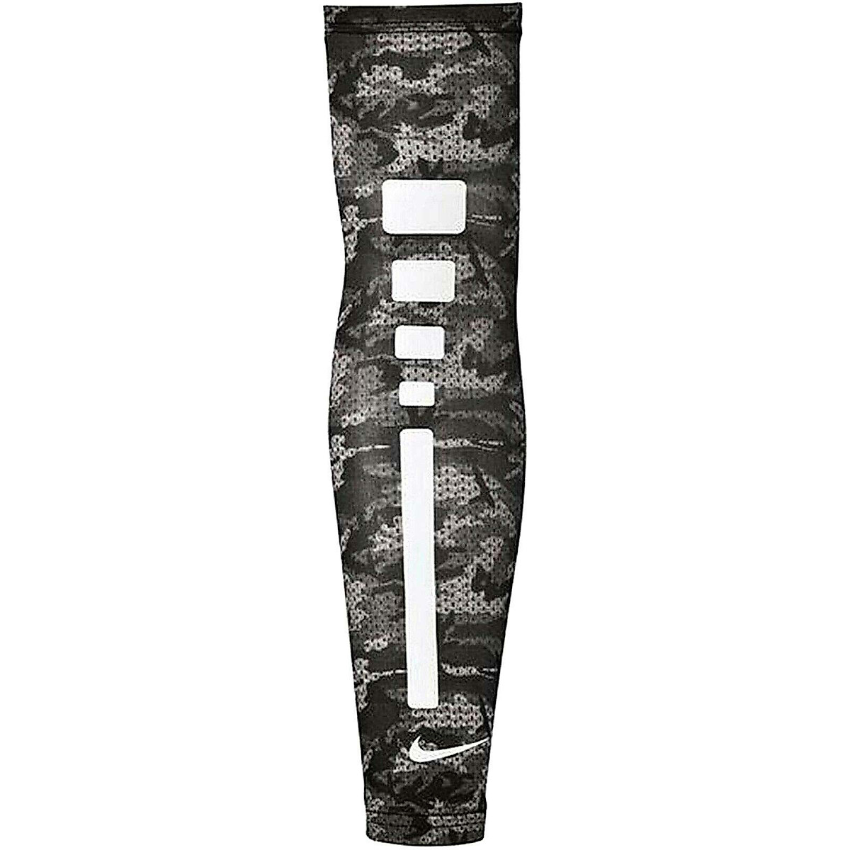 Nike Men's Pro Elite UV Basketball Sleeves Small/Medium Gray Camo White